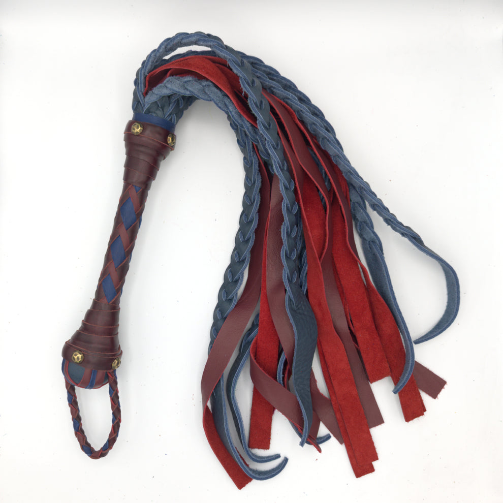 Squid Cat Flogger! - Hybrid Braided Leather Flogger – Agreeable Agony