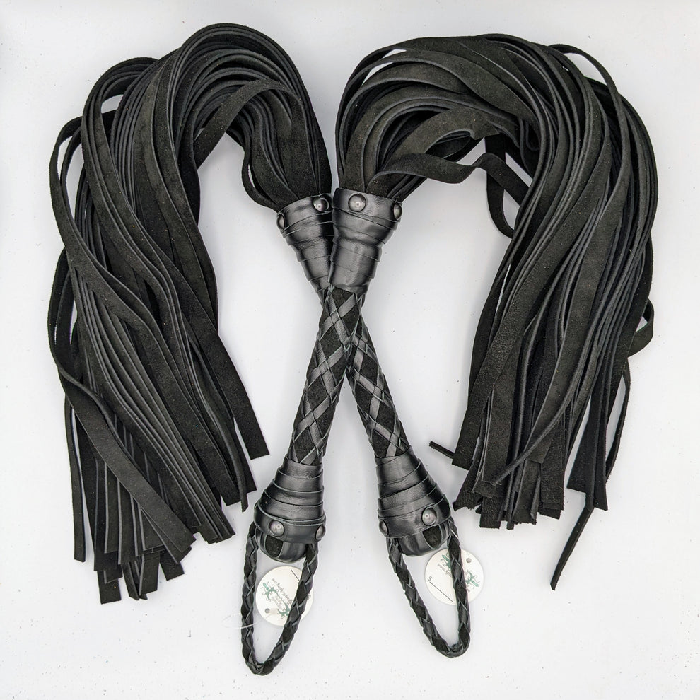 Built to Order Custom Pig Suede Flogger – Agreeable Agony